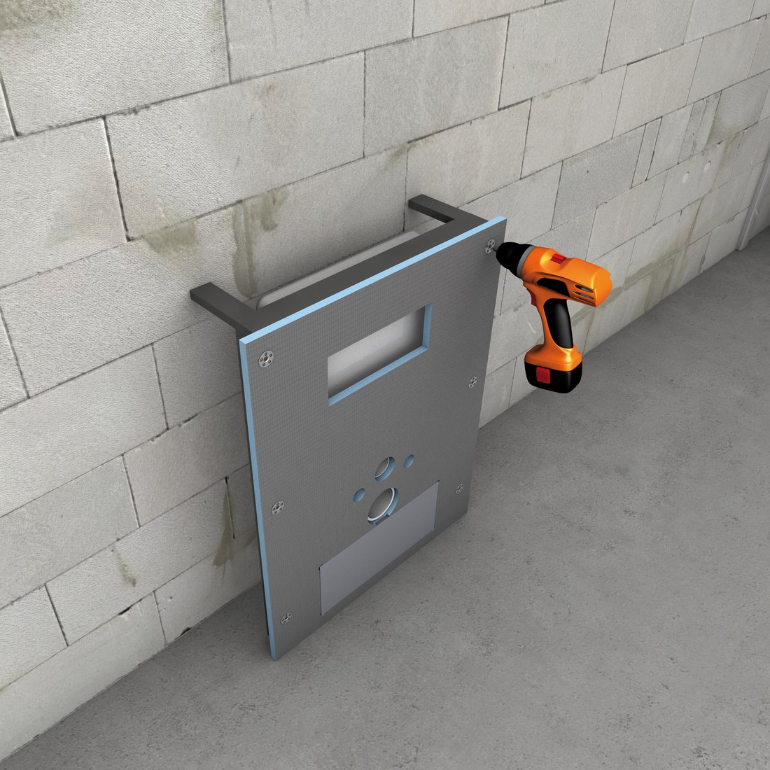 wedi I-Board – Finished Element for Toilet Cladding