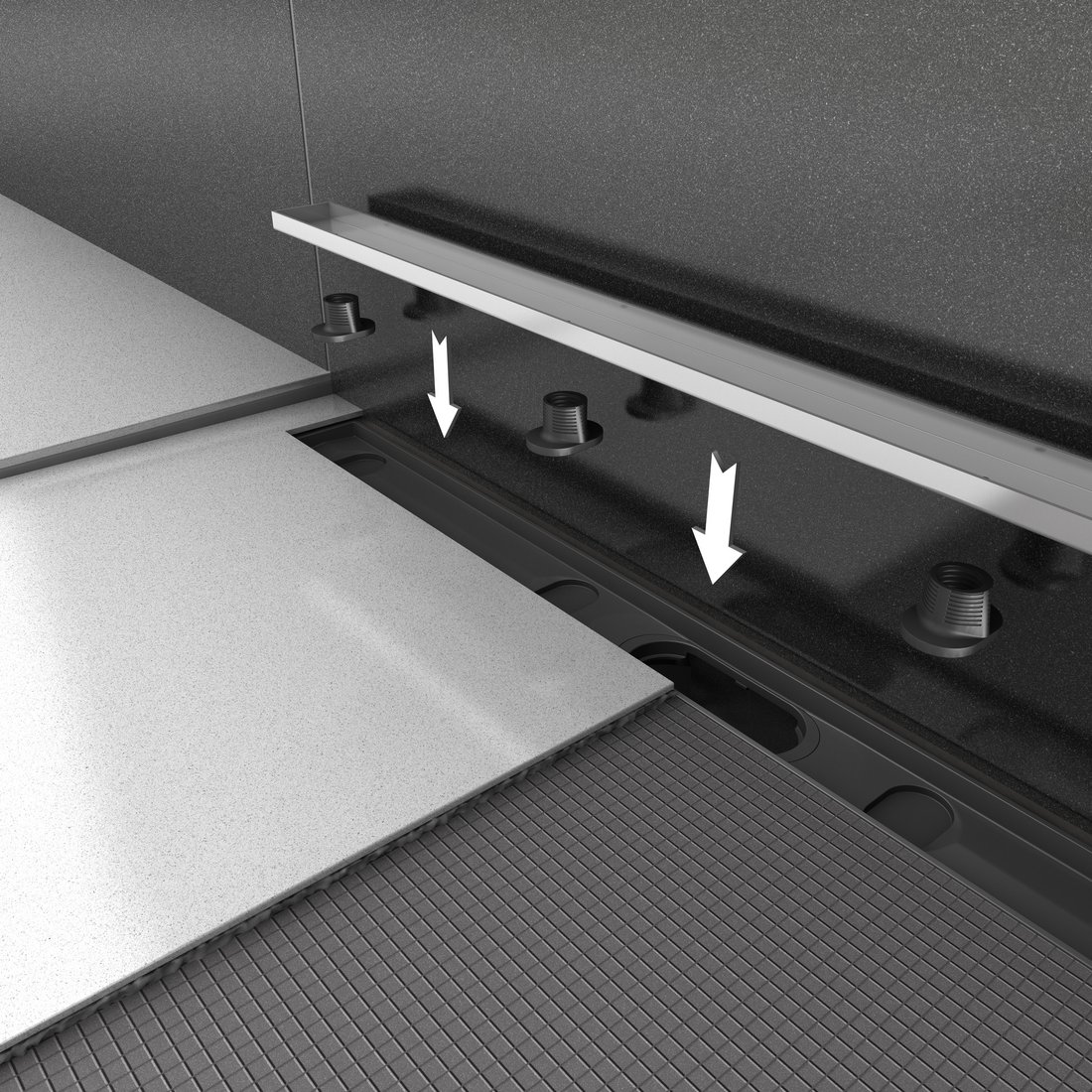 Linear drain cover standard and exclusive