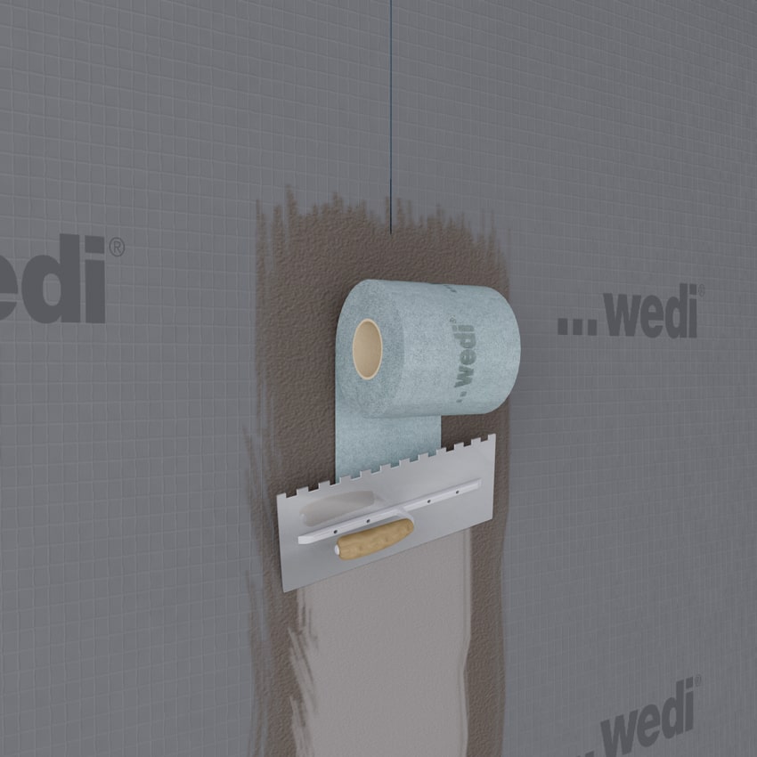 Efficient waterproofing for wet areas with wedi building boards