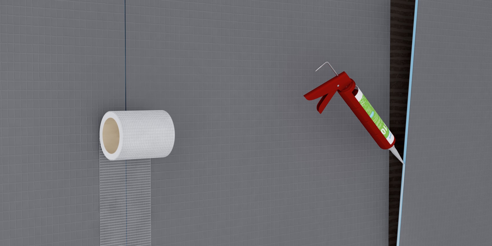 Efficient waterproofing for wet areas with wedi building boards