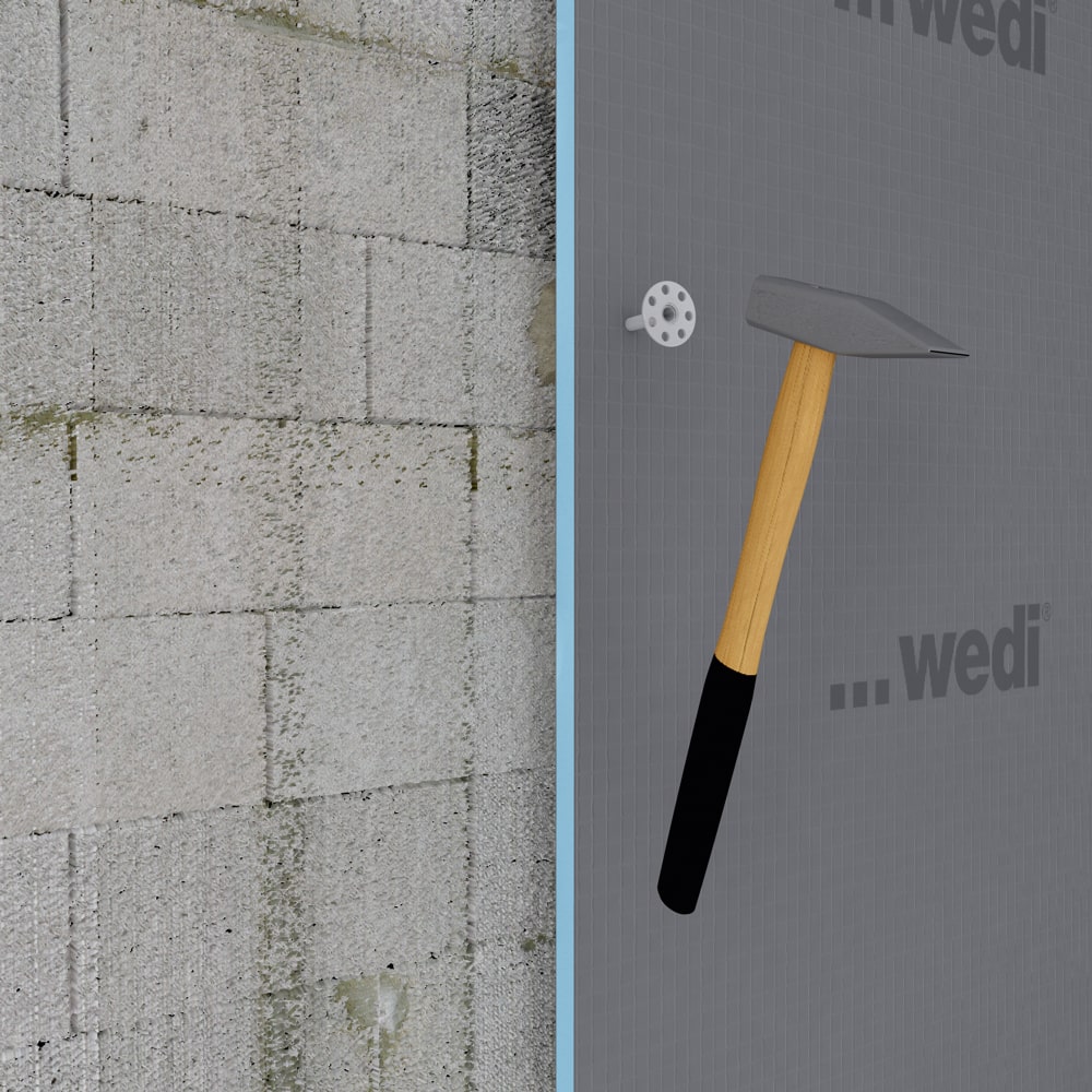 wedi Bauplatten: Saubere Wände auf unebenen Untergründen