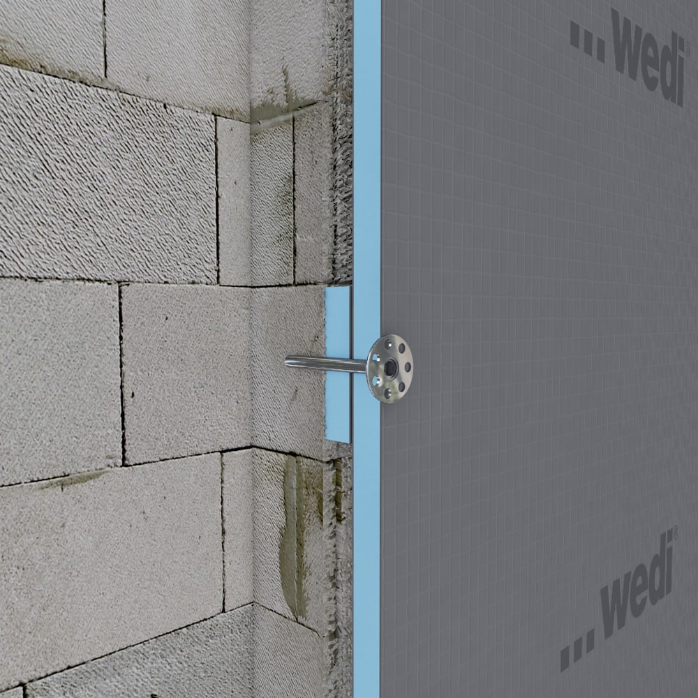 wedi Bauplatten: Saubere Wände auf unebenen Untergründen