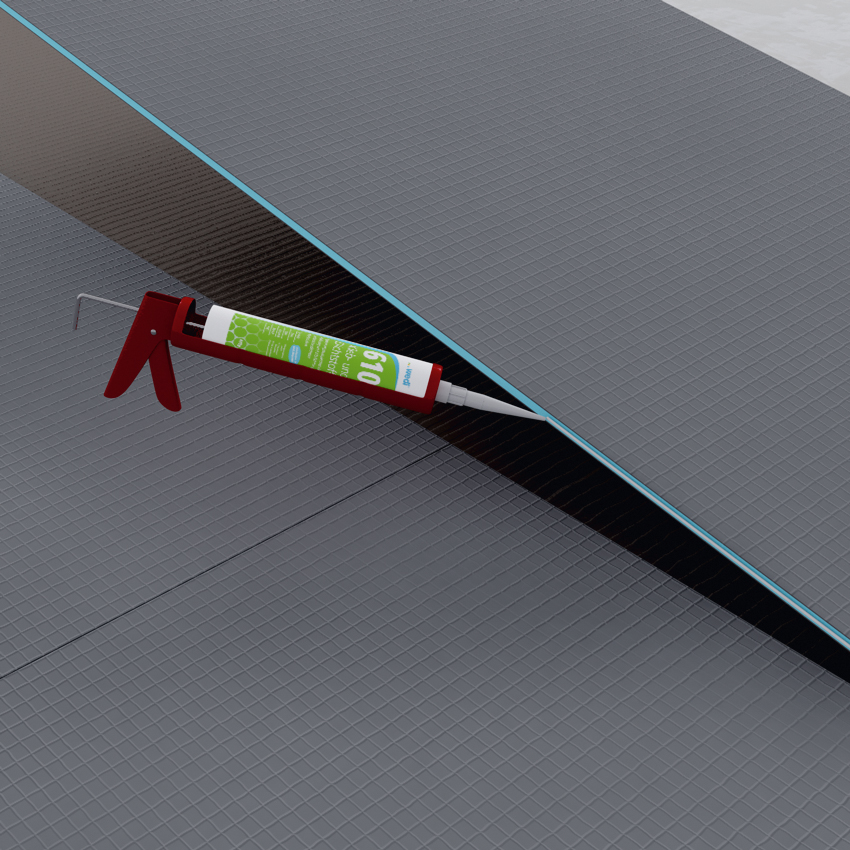 Mineral substrates - wedi building board applications indoors