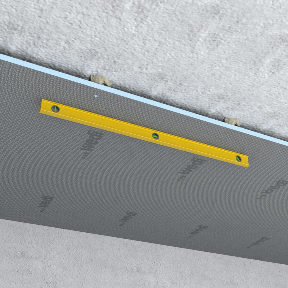 Uneven ceilings - wedi building board applications for interior space