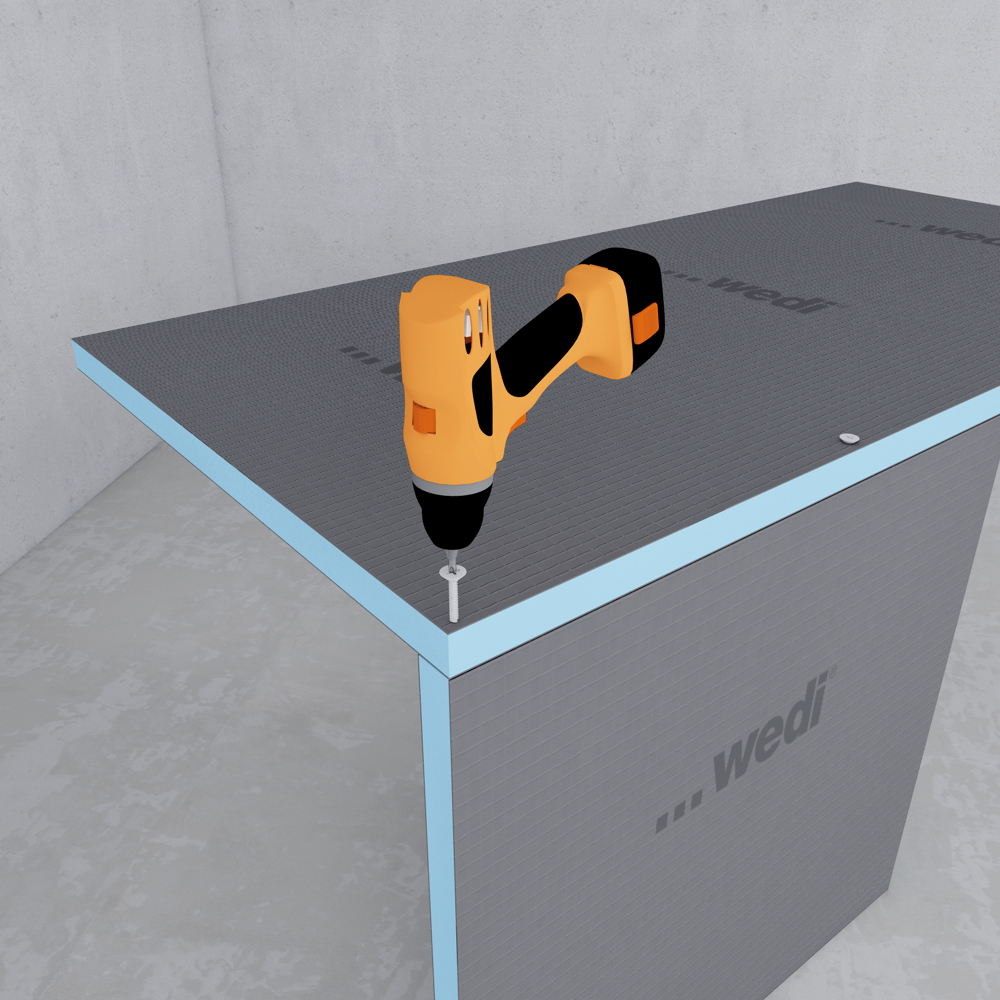 Individuelle Badmöbel mit wedi Bauplatten erstellen