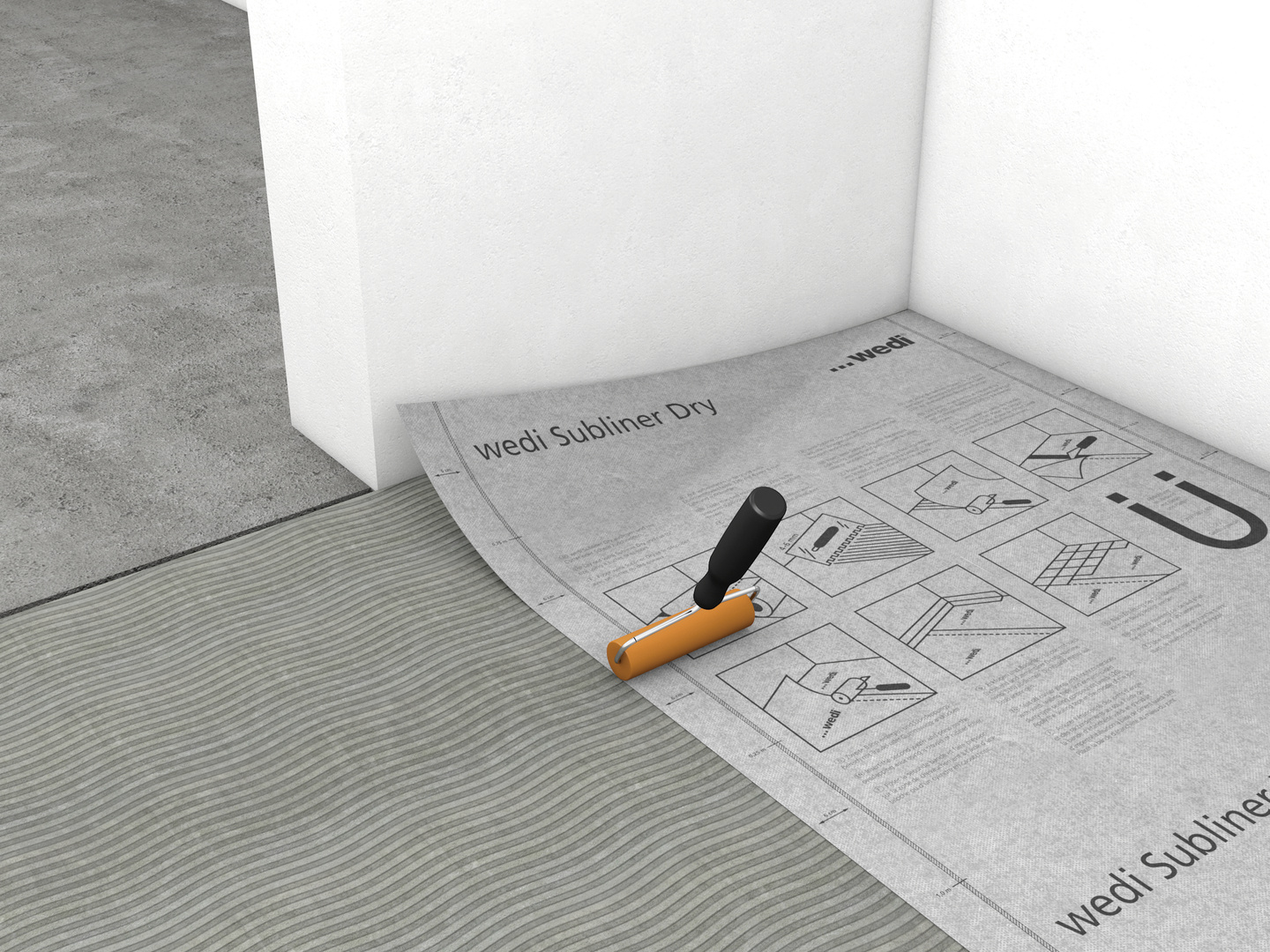 Working on floors – wedi