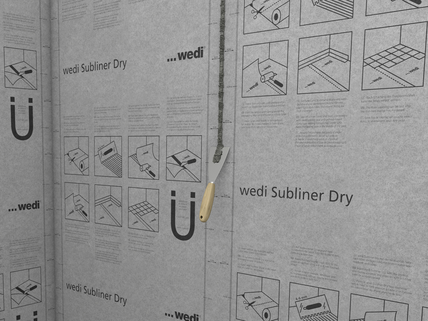 Working on walls – wedi