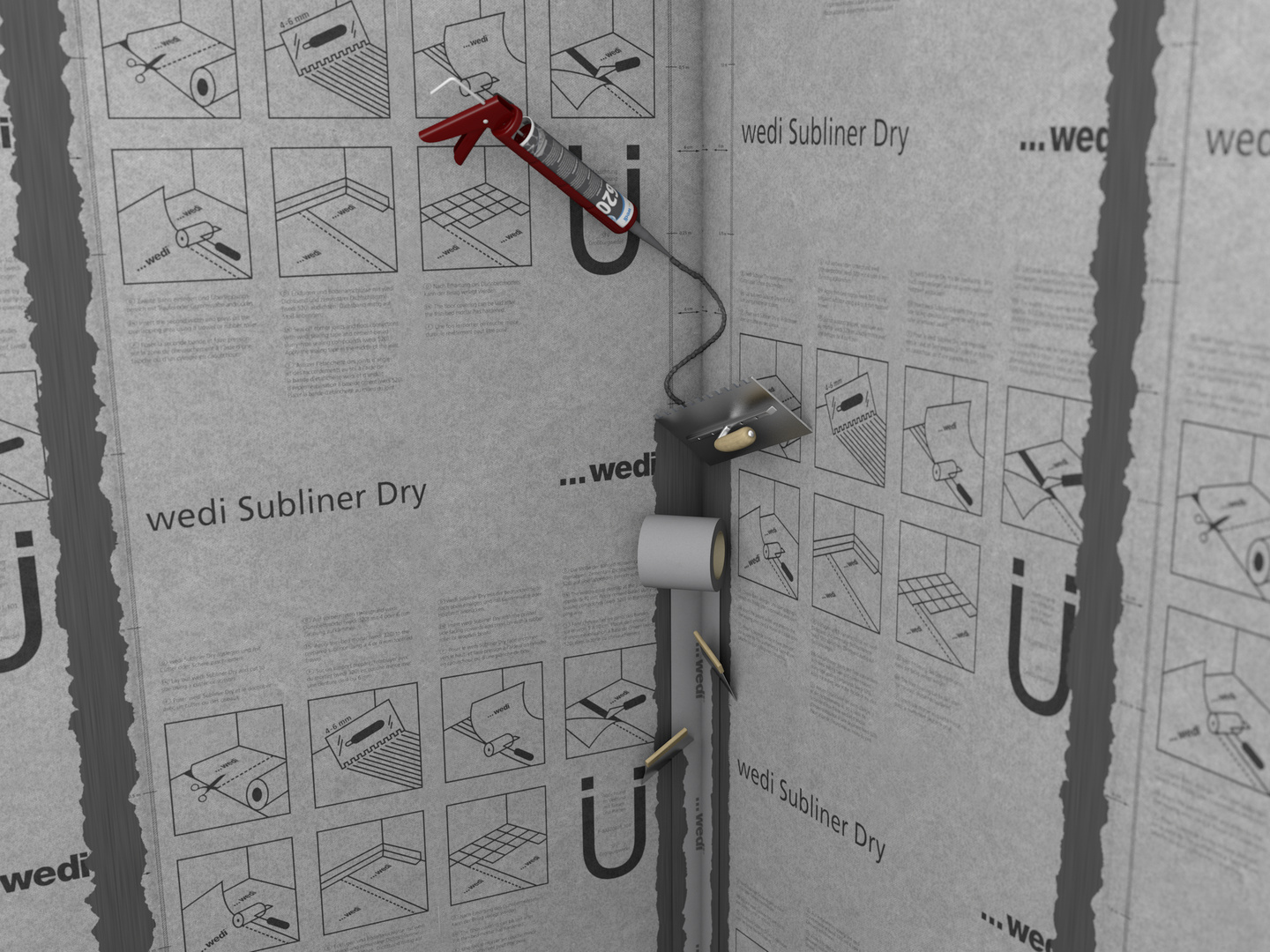 Working on walls – wedi