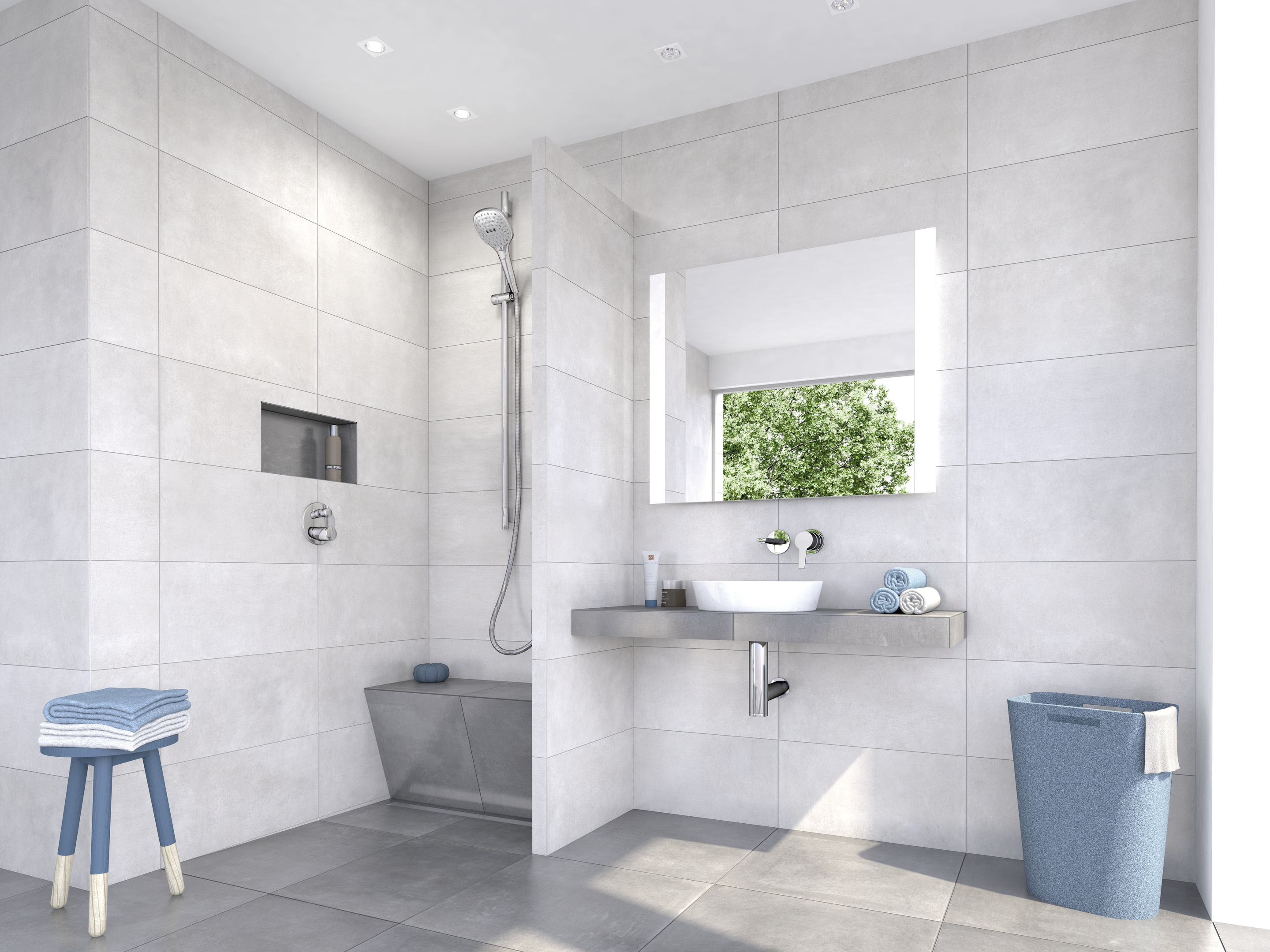 wedi Bauplatte XL und XXL - Großformatige Bauplatten für Trennwände