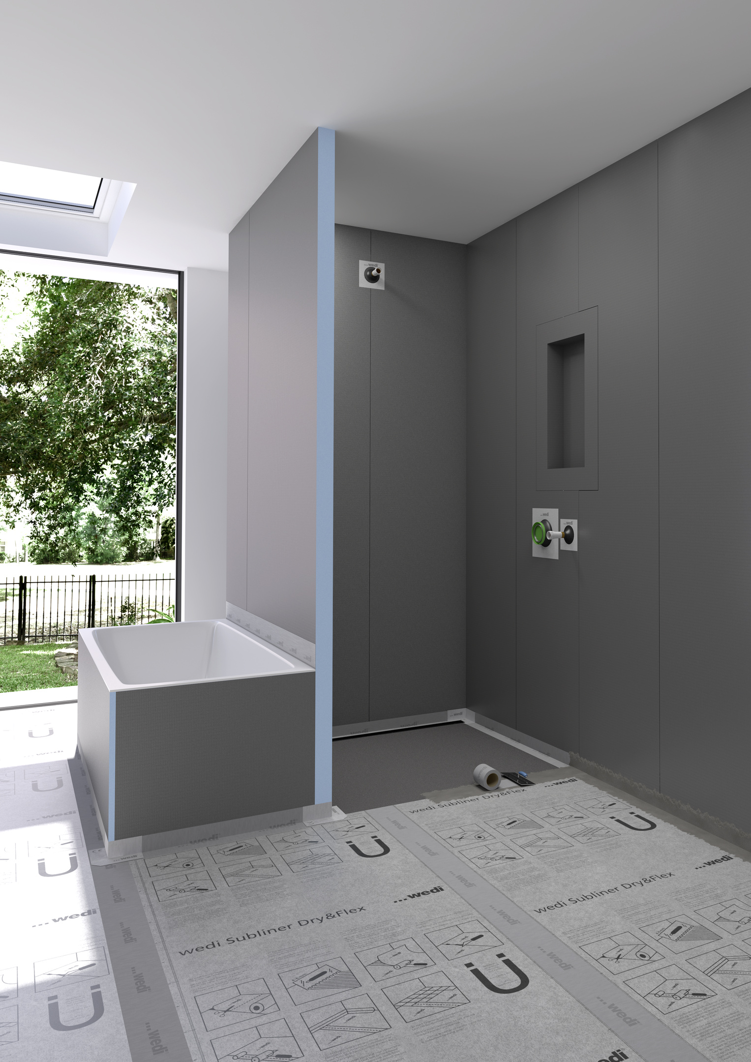 wedi Fundo Shower Element Sealing Set