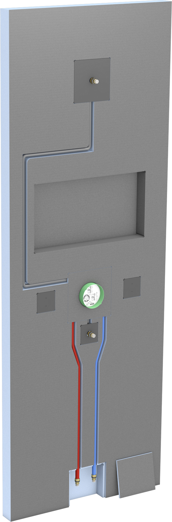 wedi Sanwell Duschwandmodul mit integrierter Technik