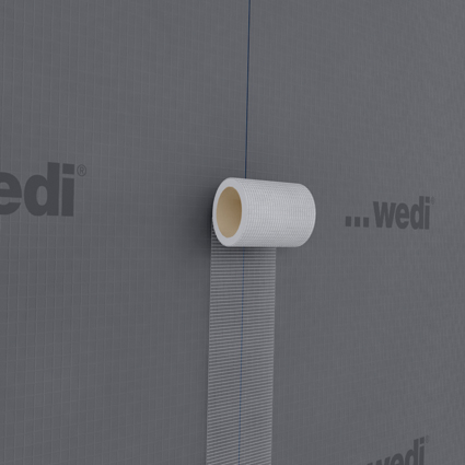wedi Fabric Tape – Fixing Building Board Edges